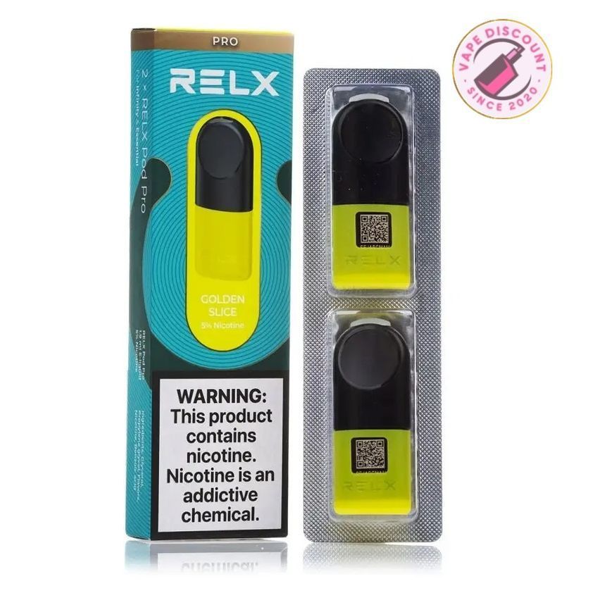 Картридж RELX Golden Slice - Манго, 18 мг (2%) (2шт по 2 мл) от Vape ...